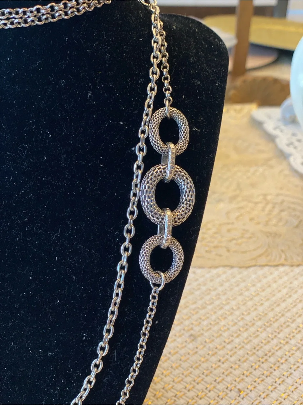 Premier Designs | Jewelry | Premier Designs Tone Layered Chain Necklace ...